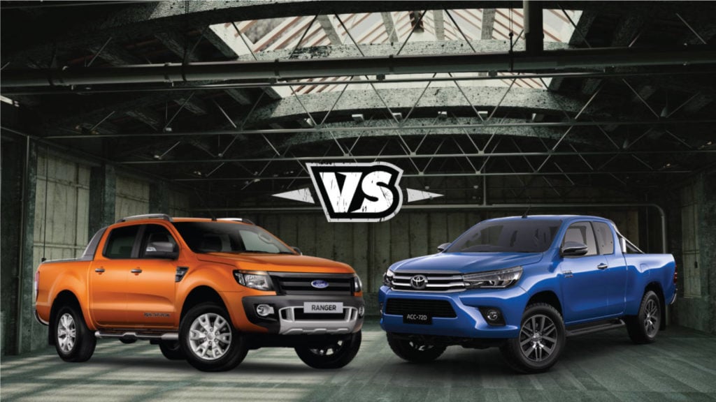Toyota Hilux Versus Ford Ranger Comparison Review 2016 - Salary ...